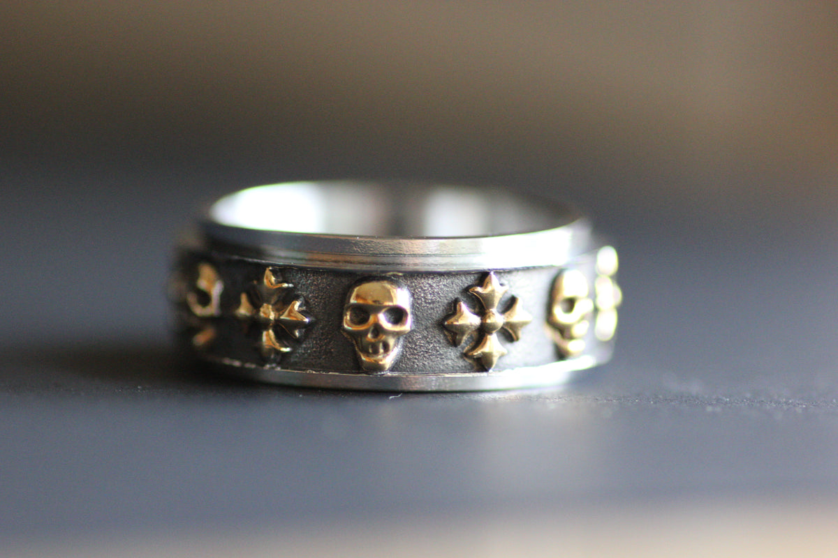 Rotary Skull Ring – Feltro