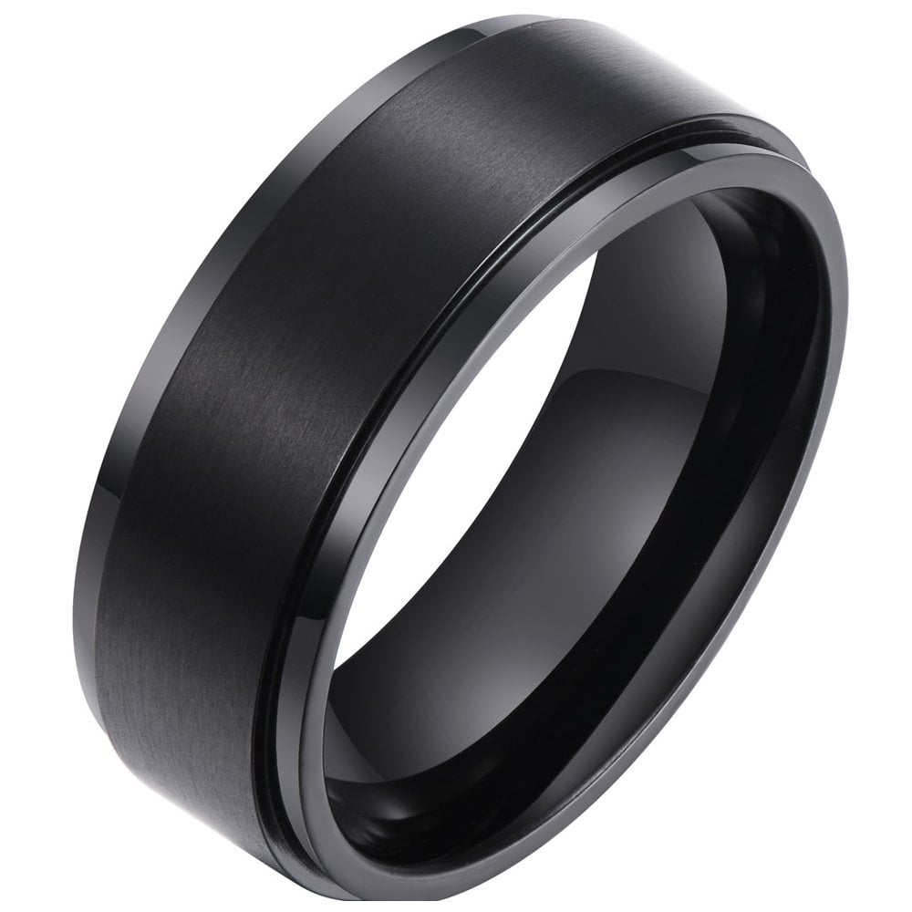 Black Titanium Ring – Feltro